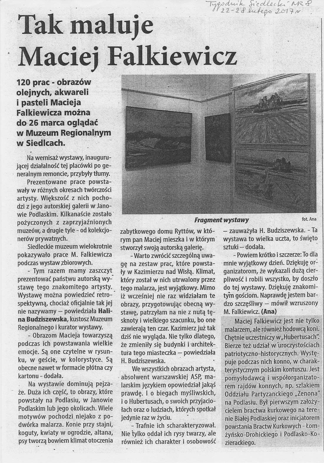 Odszedł Maciej Falkiewicz – Hobby Seniora